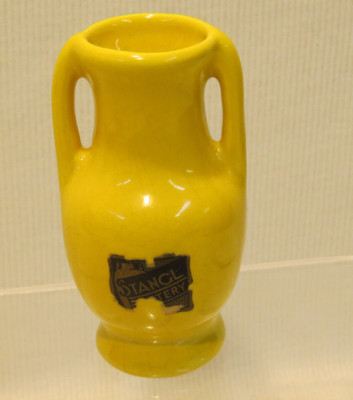VINTAGE Stangl Pottery Yellow Mini Miniature Vase Urn, with Original ...
