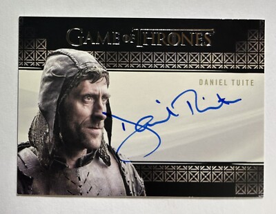 DANIEL TUITE 2020 GAME OF THRONES COMPLETE SERIES AUTOGRAPH AUTO | eBay