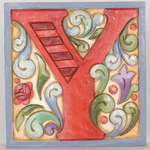 Jim Shore Heartwood Creek Monogram Letter Y Figurine 4013215Y | eBay