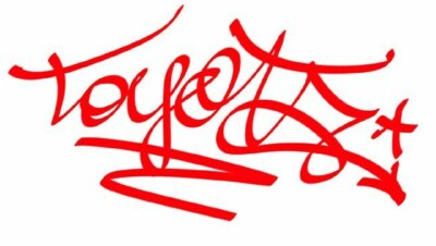 TOYOTA Graffiti Hand style die cut Vinyl car decal sticker | eBay