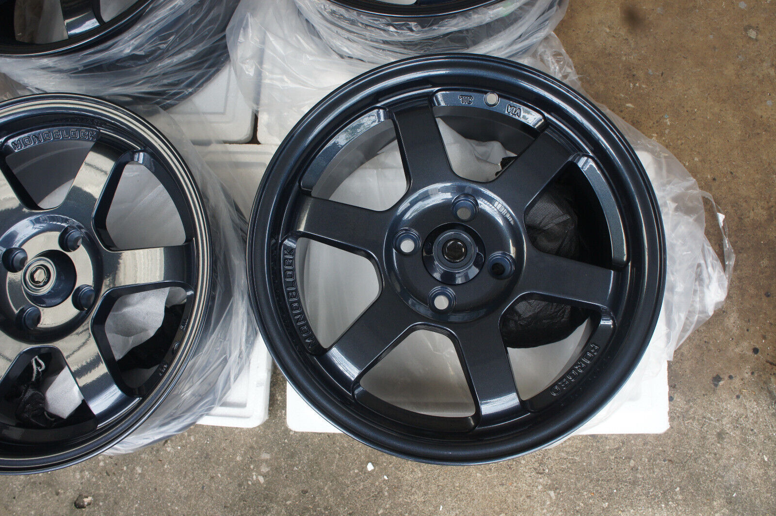 For ek9 ef8 ef9 sb3 eg6 TE dc2 ef JDM 15" New Blue Classic Racing Style ...