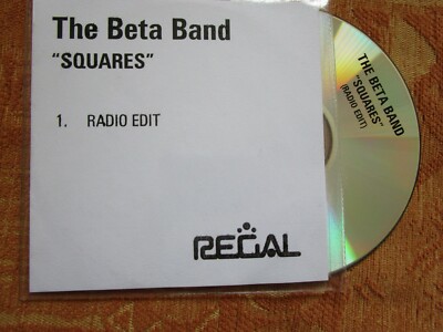 The Beta Band ‎– Squares (Radio Edit) Label: Regal UK Promo CD Single ...