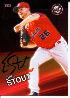 Eric Stout 2019 Louisville Bats Autographed Signed Card | eBay
