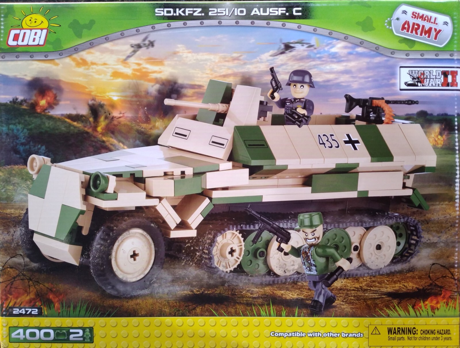 Cobi Sd.Kfz 251/10 Ausf. C #2472 -rare- for sale online | eBay