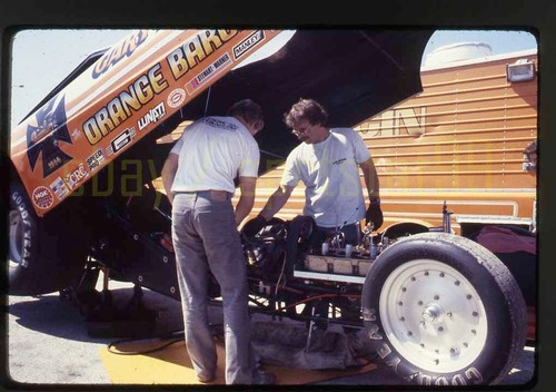 Gary Burgin ORANGE BARON Dragster - 1982 NHRA Gatornationals - Vtg Race ...