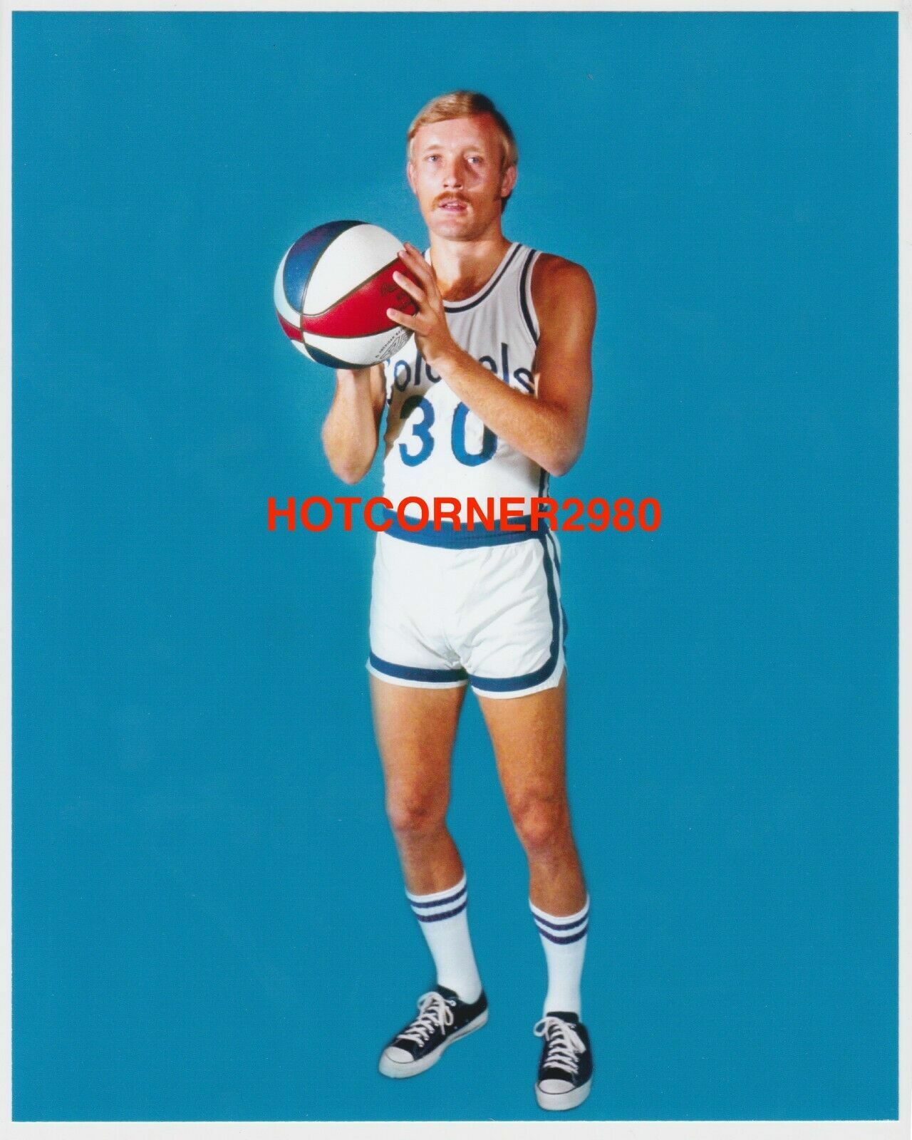 RICK MOUNT 1972/73 KENTUCKY COLONELS ABA 8X10 PHOTO FROM TOPPS ORIGINAL ...