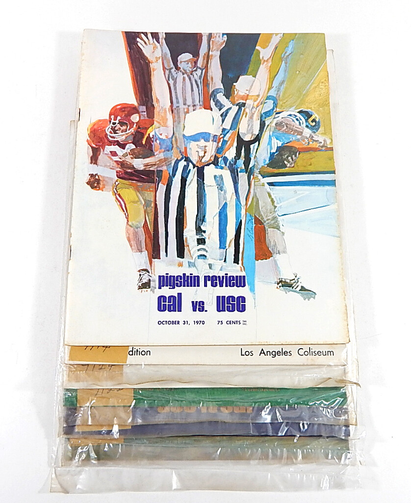 Lot of (6) Different 1969 to 1972 USC College Football Programs | eBay