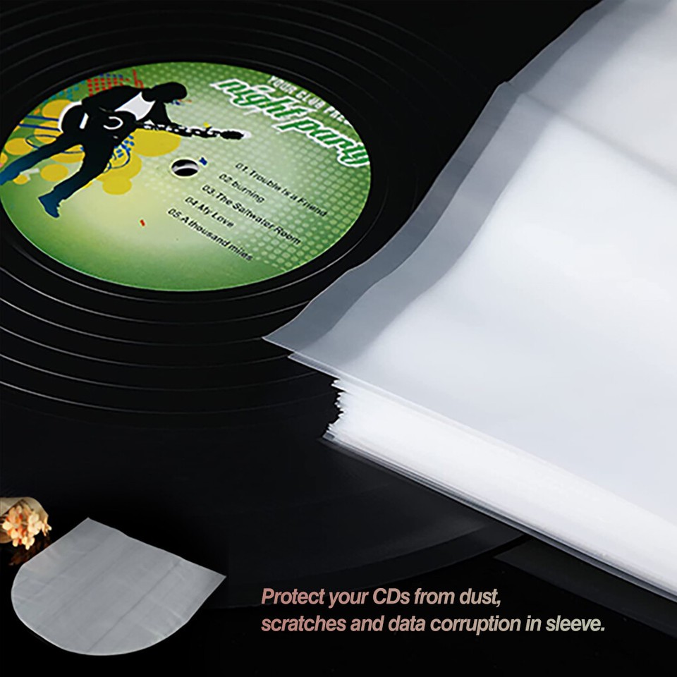 150pc 12" Record Cover Inner Plastic Vinyl Record Sleeves LP Music ...