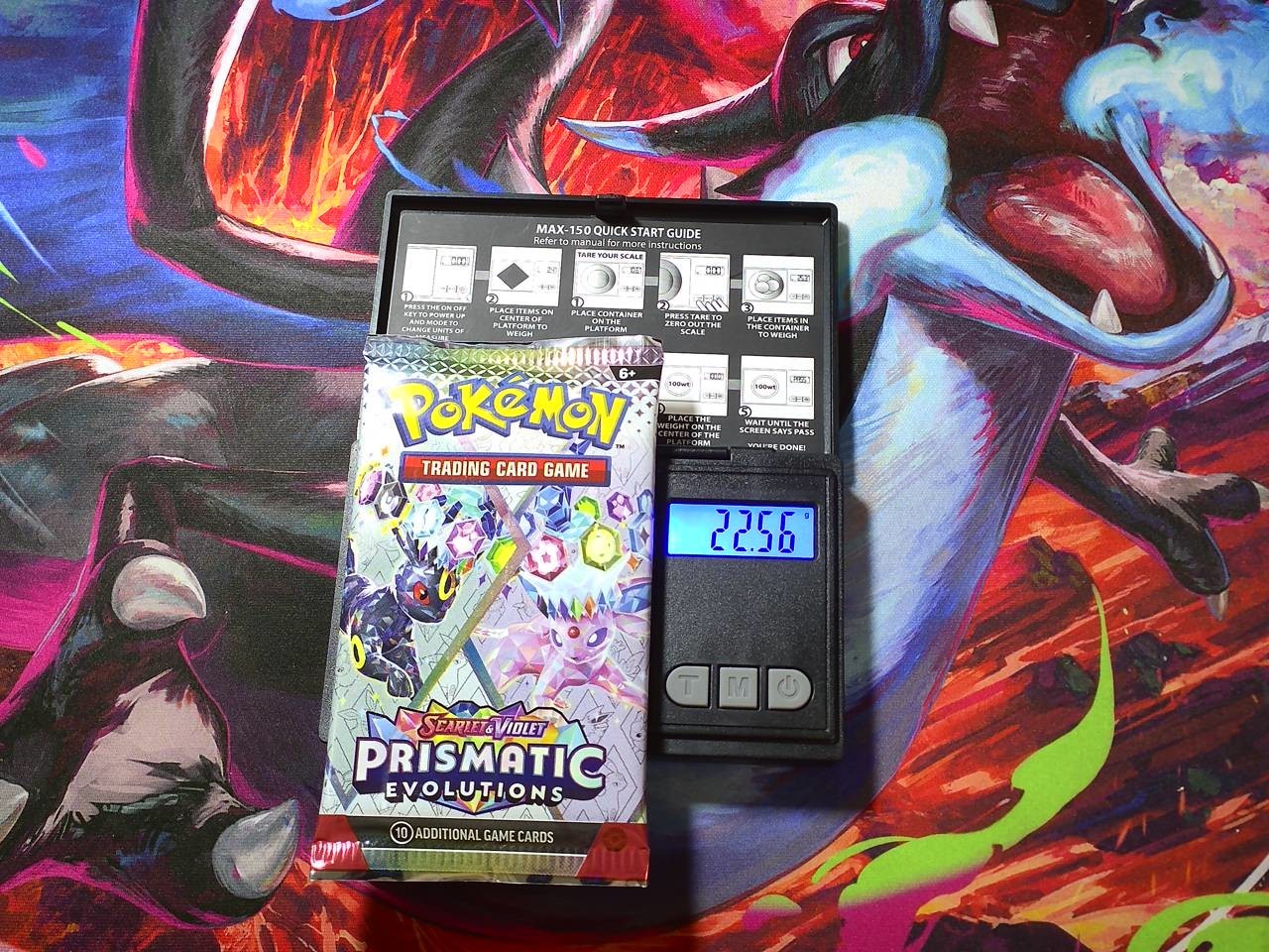 VERY HEAVY! GOD PACK??? 22.56g Prismatic Evolutions Pokemon TCG Booster ...