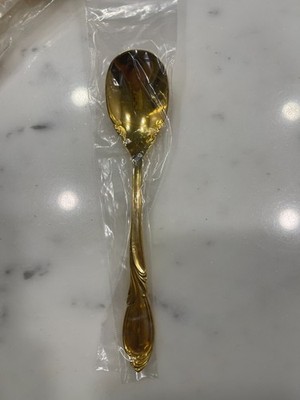 New Yamazaki Japan Cache Gold 24K Gold Plated Sugar Spoon | eBay