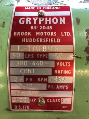 Gryphon 3-Phase Electric Motor | eBay UK