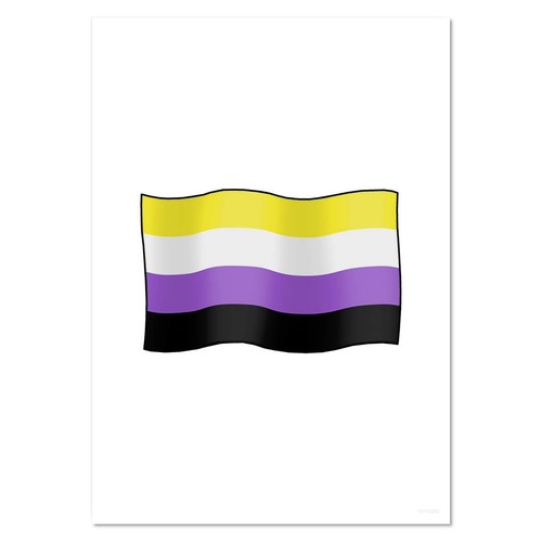 'Non Binary Pride Flag' Wall Posters / Prints (PP032273) | eBay Australia