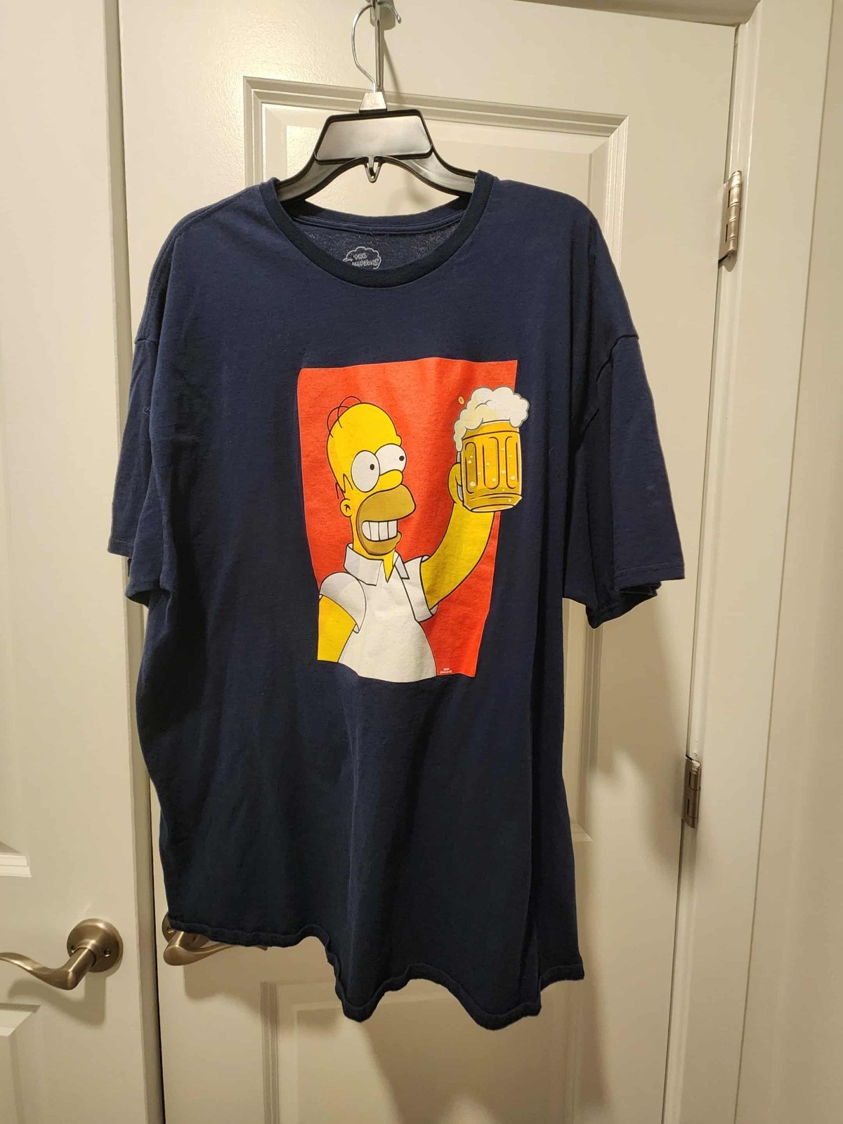 HOMER SIMPSON SIMPSONS BEER MUG DARK BLUE 2X XXL COTTON TEE SHIRT NEW ...