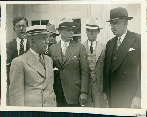 1935 Photo Rep John J Dempsey Nm & Reps Of Oil Trade Assocs In D.C ...