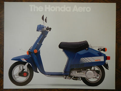 83 HONDA NB50 AERO 50 NOS OEM DEALER'S SALES SHEET BROCHURE NB | eBay