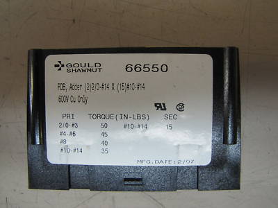 Terminal Blocks - Shawmut Power Distribution Block