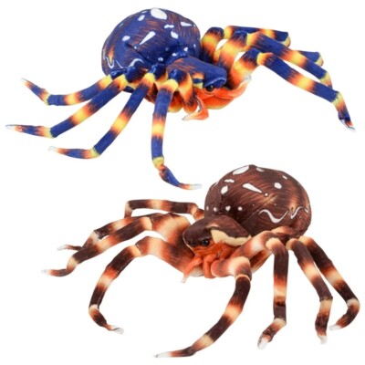 8" Spider Plush Toy (Blue, Brown Orb-Weaver or Brown Tarantulas) Soft ...