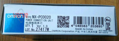 1PC New Omron NX-PC0020 Power Connection Unit NXPC0020 In Box Expedited ...