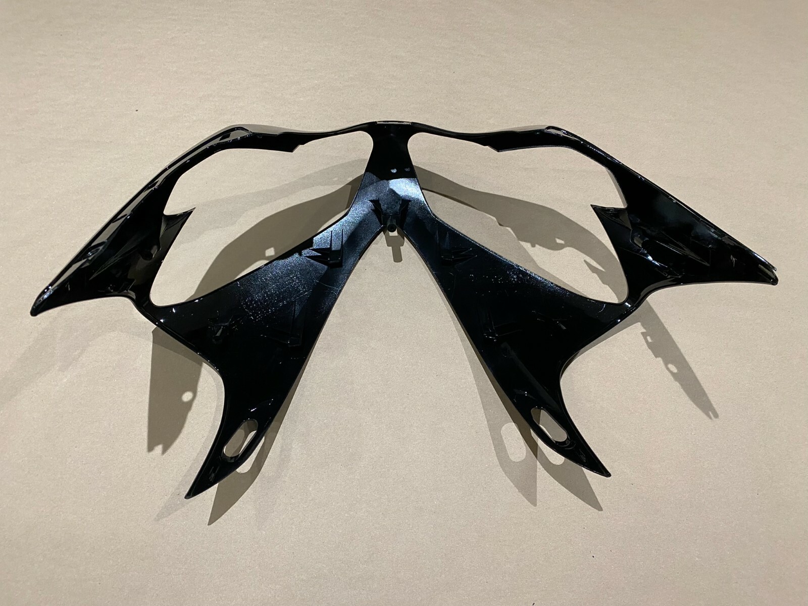 Genuine OEM 2007 2008 Yamaha R1 Upper Front Nose Headlight Fairing Cowl ...