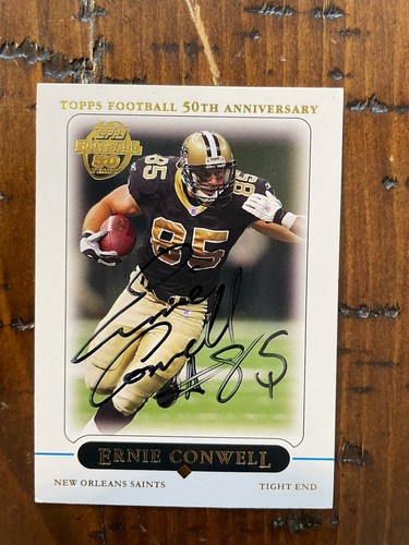 2005 Topps Ernie Conwell #90 Football 50th Anniversary New Orleans ...