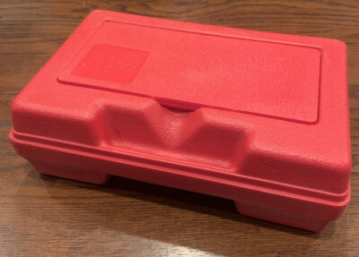 Vintage 80's Small Lego Red Storage Case Interlego USA. 11x8x4 1982 ...