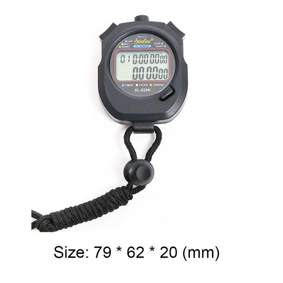 Multi-Function Digital Stopwatch Waterproof Countdown Timer Handheld ...