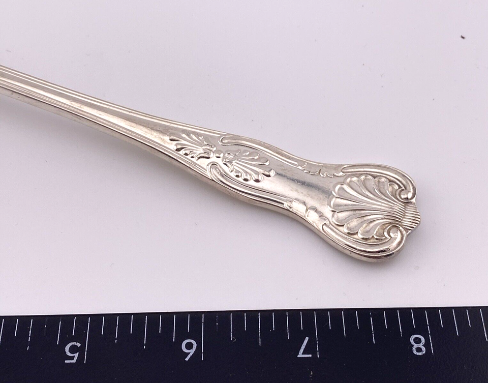 Vintage Sheffield Silver Plate KINGS PATTERN Cheese Scoop English ...