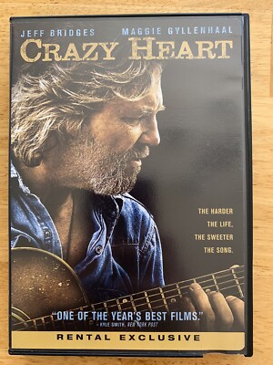 CRAZY HEART DVD MOVIE - DVD By Jeff Bridges,Maggie Gyllenhaal - VERY ...