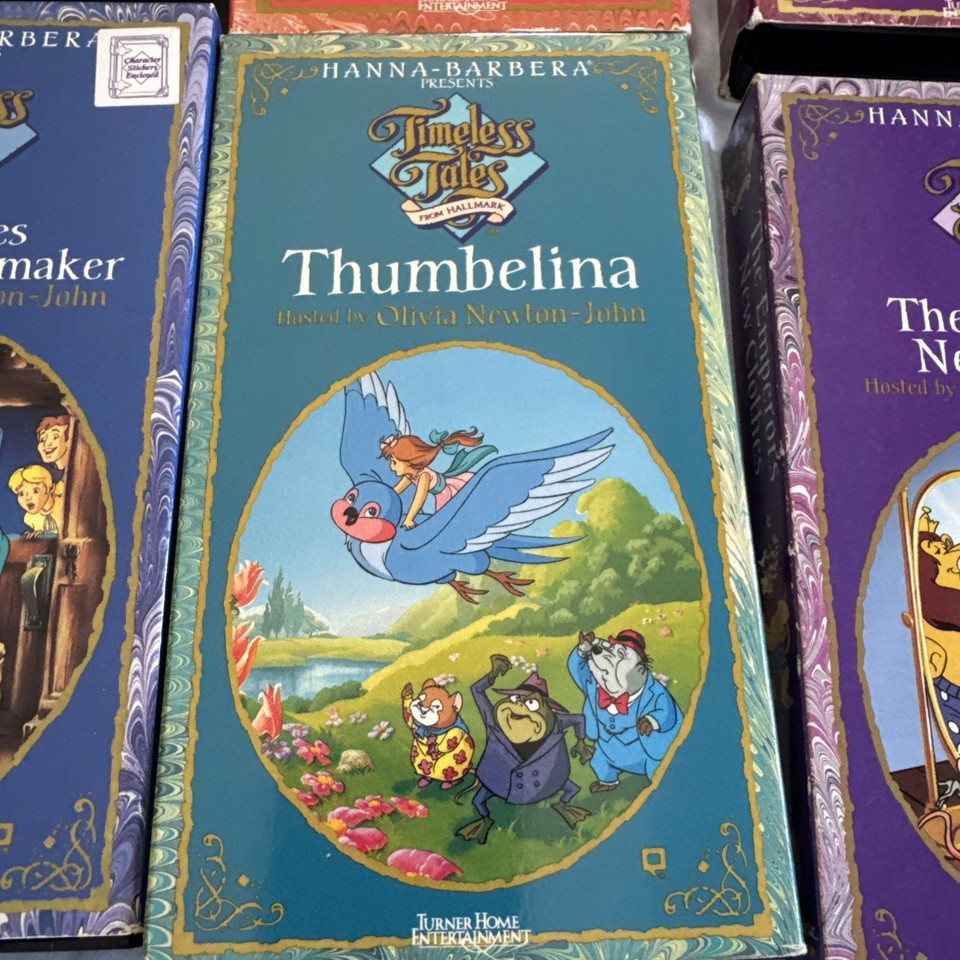Olivia Newton John Hanna-Barbera Timeless Tales VHS Set Hallmark Turner ...