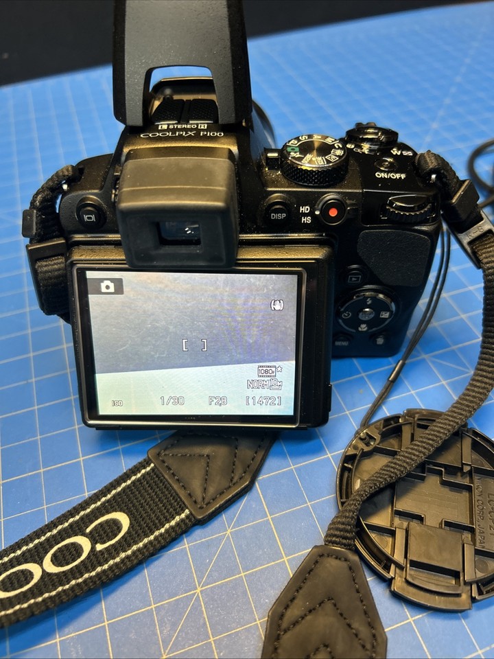 Nikon Coolpix P100 10.3MP Digital Bridge Camera. 26x Optical Zoom ...