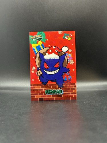 Gengar Santa Hat Merry Christmas Database Pokemon Cracked Ice Holo Set ...