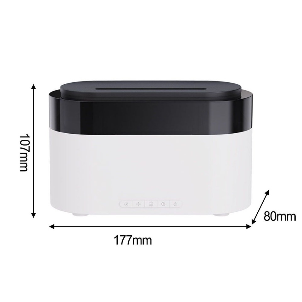 Flame Aromatherapy Auto Shut-off Function Compact Unit Ergonomic Remote ...