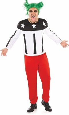 Adult Men’s 90s Rave Starter Keith Flint The Prodigy Fancy Dress ...