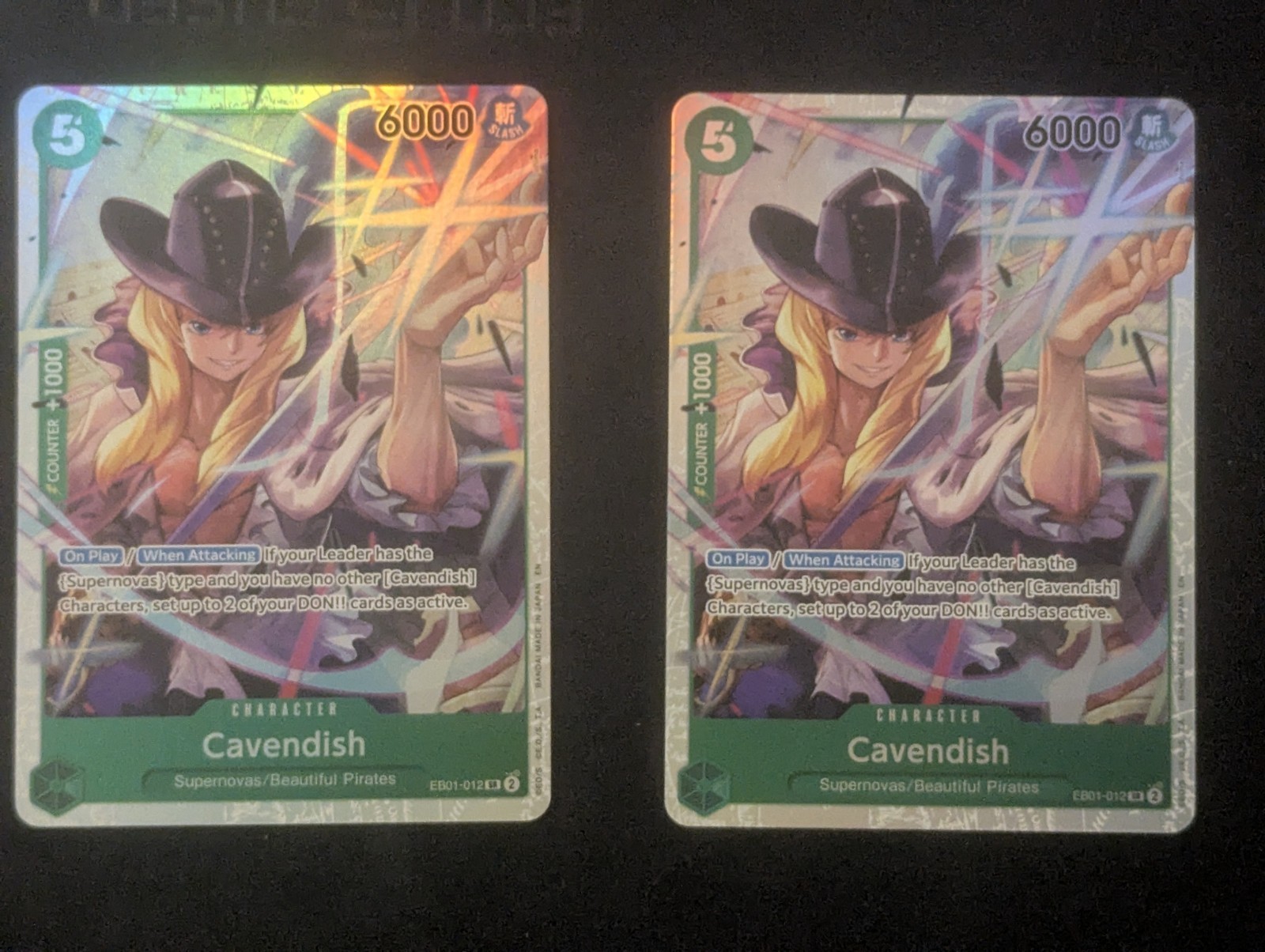 One Piece Cavendish SR EB01-012 English x2 | eBay UK