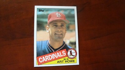 1985 TOPPS # 204 ART HOWE BASEBALL CARD | eBay