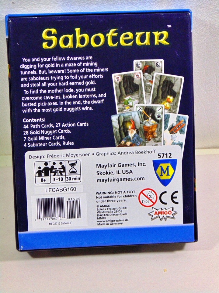 Saboteur card Game | eBay