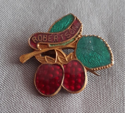 Vintage Jam 'Raspberry Fruit' Enamel Pin Badge | eBay UK