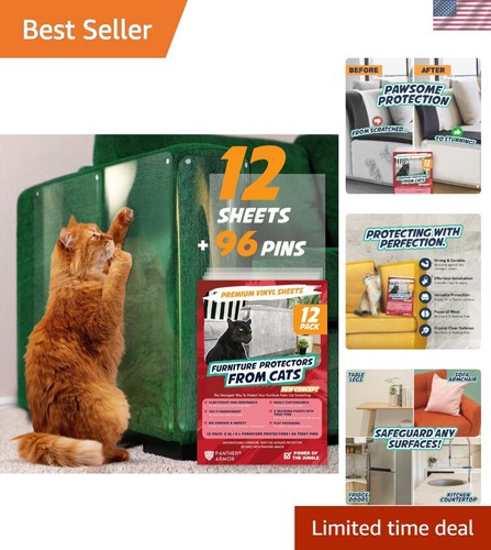 Durable Clear Scratch Protection Sheets - 12 Large & X-Large for ...