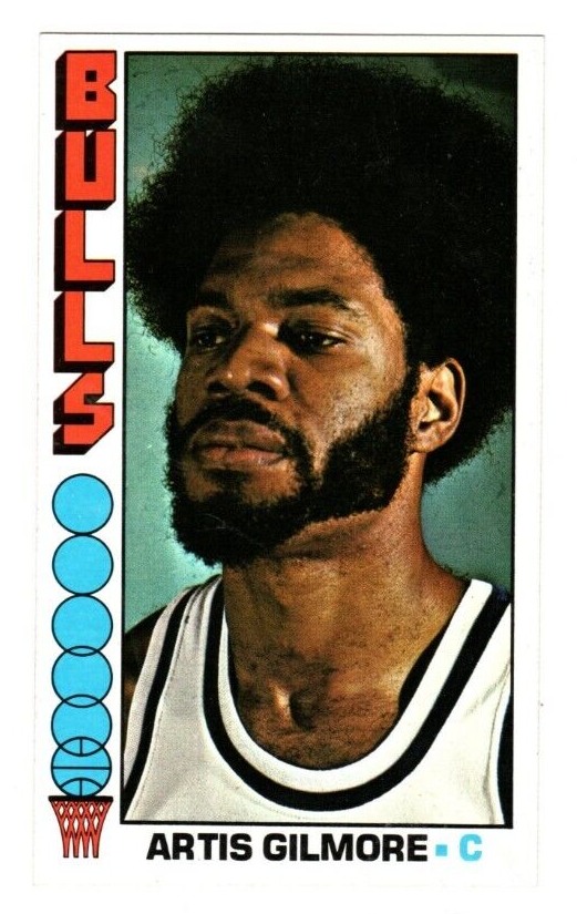 1976-1977 Topps #25 Artis Gilmore - Chicago Bulls, Near Mint Condition ...