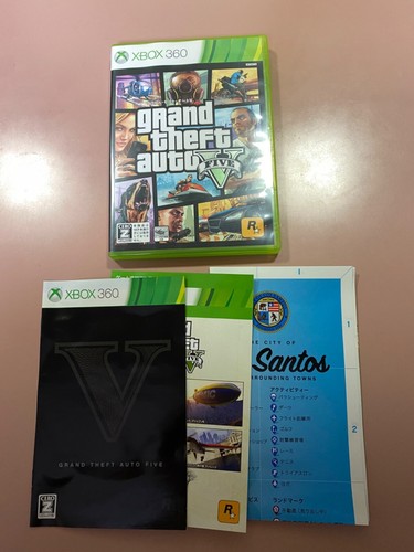 Grand Theft Auto V 5 GTA 5 First printed ver Import Japan Xbox 360 ...