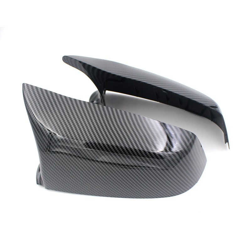 Carbon Look Side Mirror Cover Replace for BMW 5 6 7 Series E60 E63 LCI ...