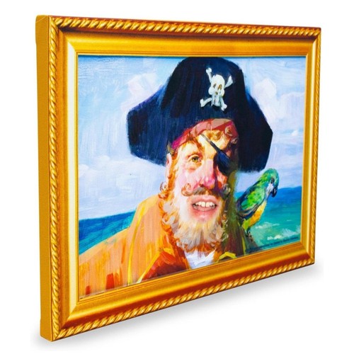 Spongebob Squarepants Painty The Pirate Patchy Painting Wall Art ...