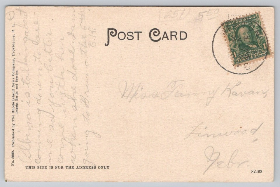 Postcard Old Nathan Hale School New London Connecticut, Posted 1908 | eBay