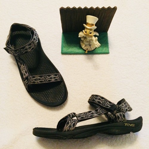 Teva 6502 Mens HURRICANE 3 Sport Sandals Size 13 / 47 Black and Gray | eBay