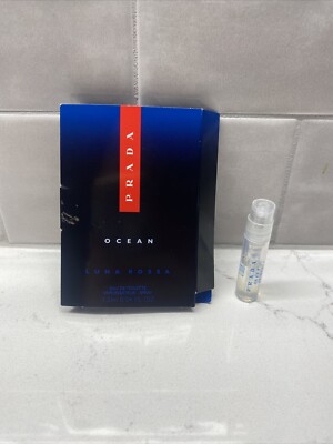 Prada Luna Rossa Ocean Eau De Toilette EDT Sample Spray .04oz, 1.2mL ...