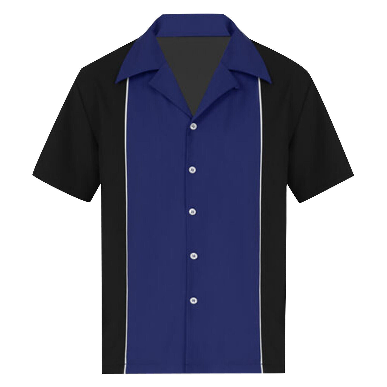 Men's Hawaiian Vintage Bowling Shirts Short Sleeve Daily Tops Summer ...