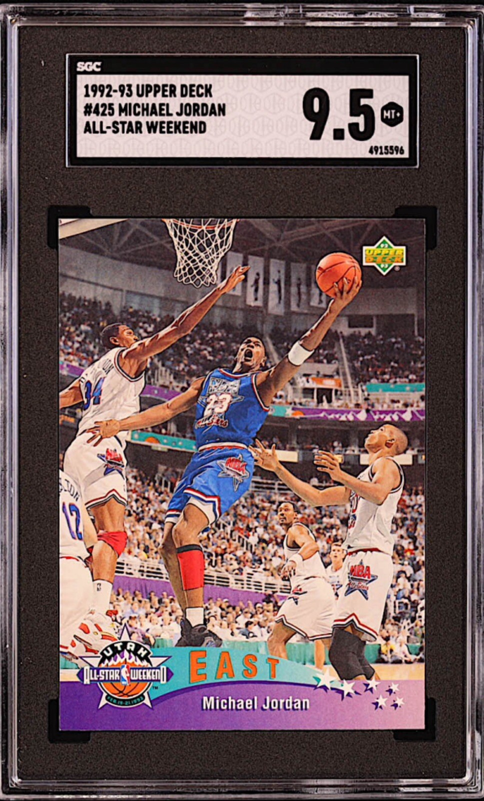 MICHAEL JORDAN 1992 UPPER DECK ALL-STAR WEEKEND GEM-MT CARD#425 SGC 9.5 | eBay