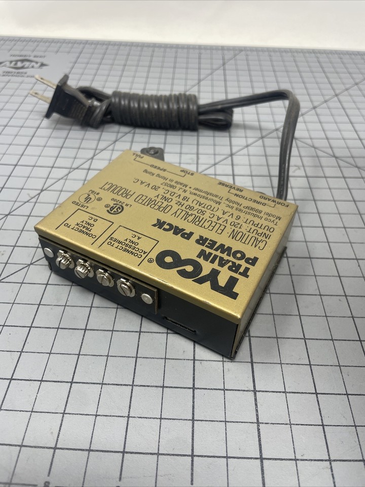 N HO Scale TYCO Hobby Transformer 899BP Power Pack Controller Tested ...