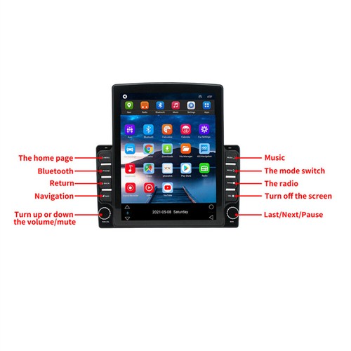 9.7" Android 11 Car Stereo Radio GPS Head Unit For Ford Transit Custom ...