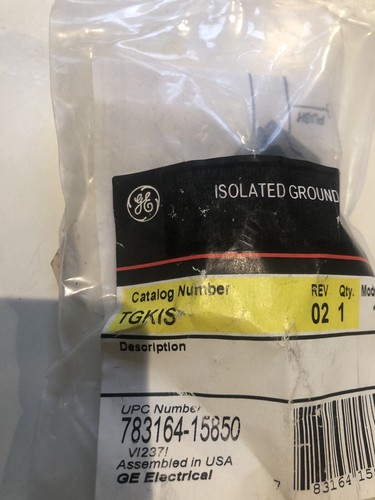 NEW GE Isolated Ground Kit TGKIS | eBay